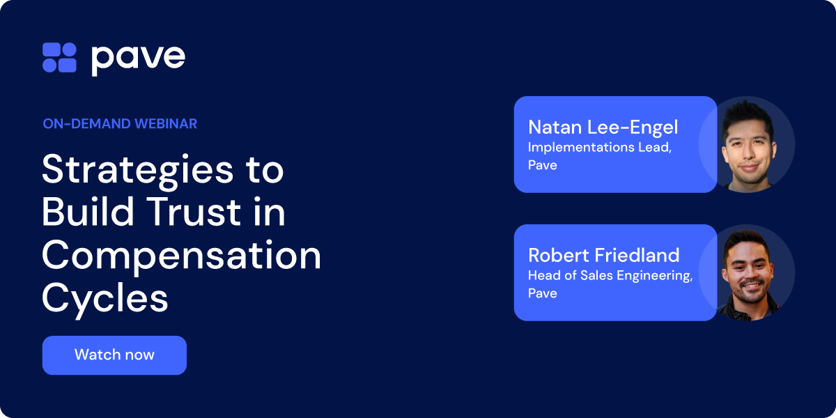 Strategies to Build Trust in Compensation Cycles