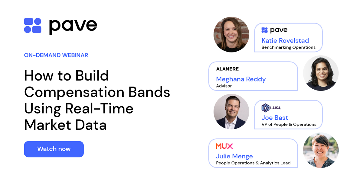 How to Build Compensation Bands Using Real-Time Market Data