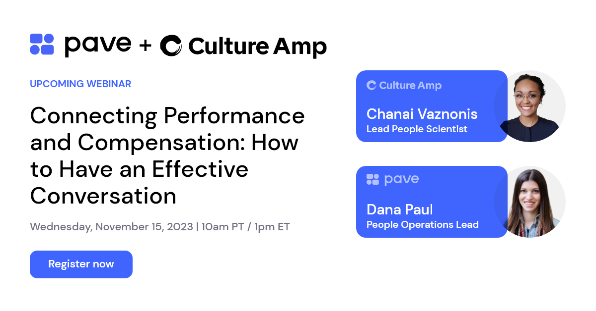 Connecting Performance and Compensation: How to Have an Effective ...